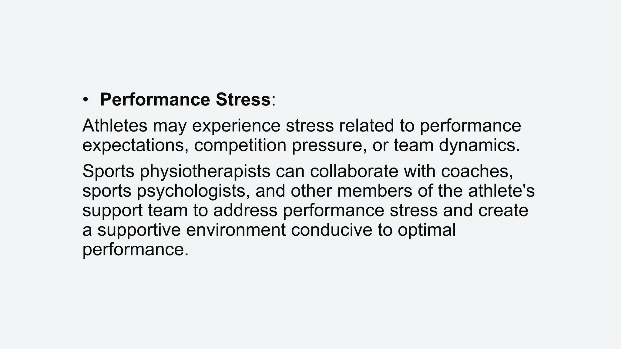 Psychological aspects of Pain, Anxiety, Stress, Motivation I Sports ...