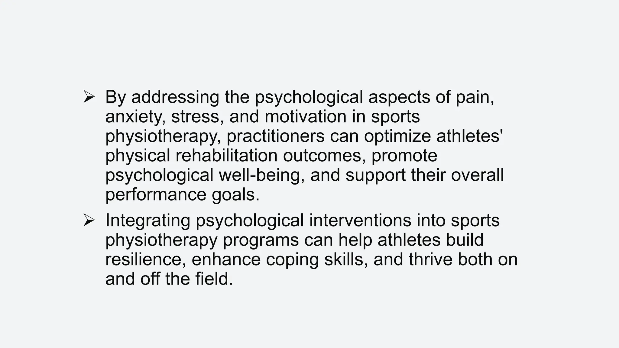Psychological aspects of Pain, Anxiety, Stress, Motivation I Sports ...