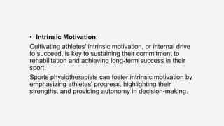 Psychological aspects of Pain, Anxiety, Stress, Motivation I Sports ...