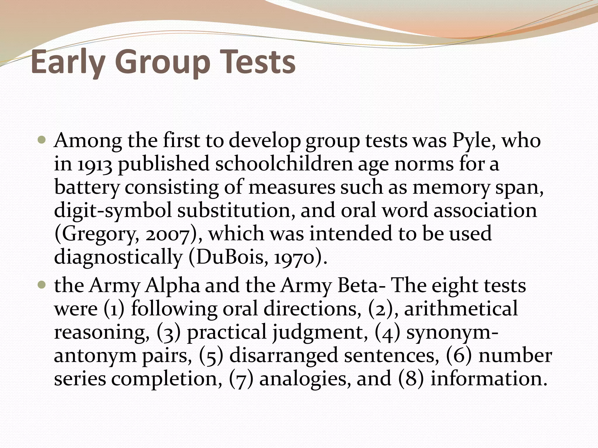 Psychological assessment introduction | PPTX