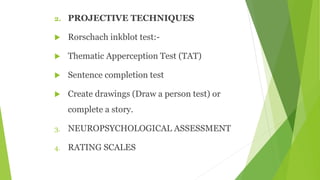 Psychological assessment and test | PPTX