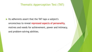 Psychological assessment and test | PPTX
