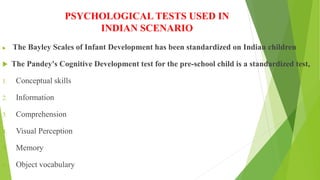 Psychological assessment and test | PPTX