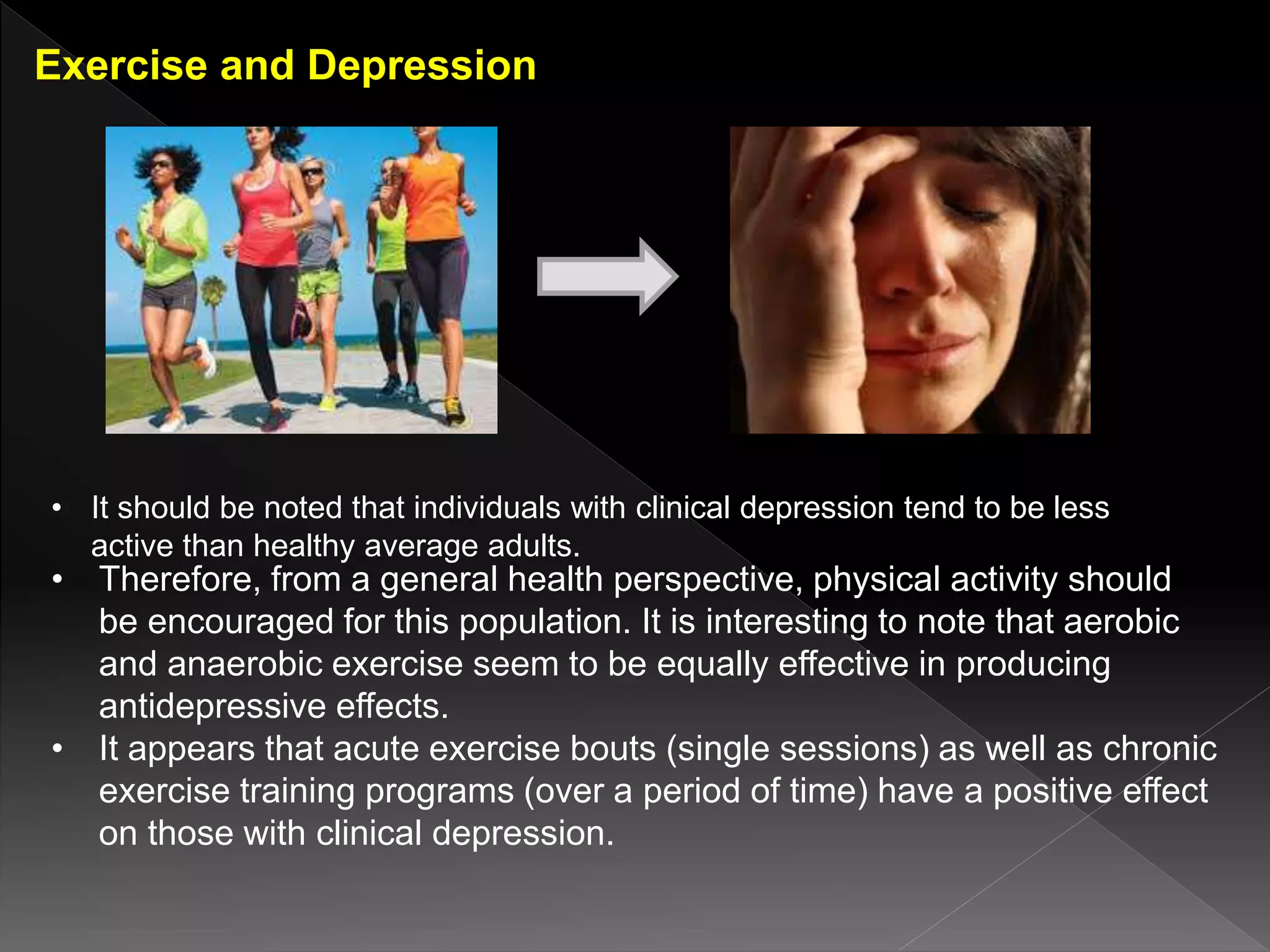 Psychological benefits of exercise | PPTX