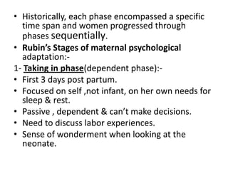 Psychological changes during puerperium1 | PPTX