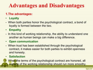 Psychological contract | PPT