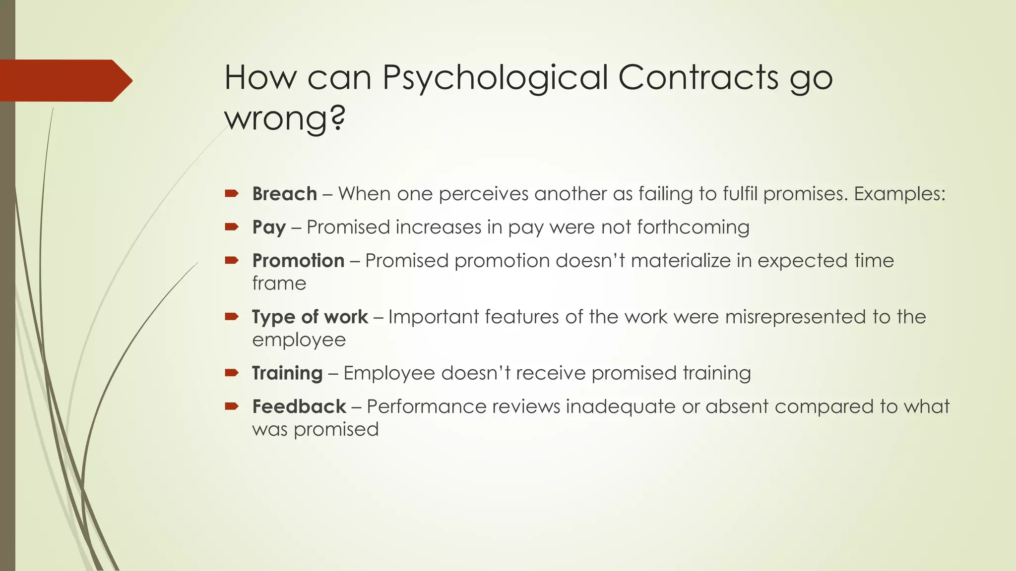 Psychological contract Human Resources | PPTX