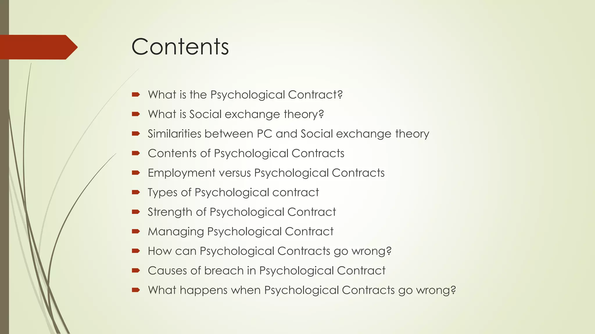Psychological contract Human Resources | PPTX
