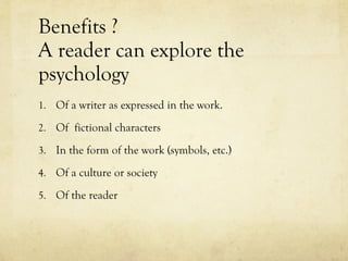 Psychological criticism | PPT