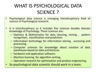 Psychological data science | PPSX