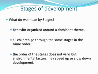 Lecture 10:Psychological development of children Dr.Reem AlSabah | PDF
