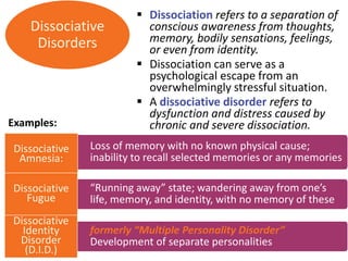Psychological Disorders | PPTX