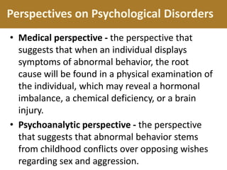Psychological Disorders | PPTX