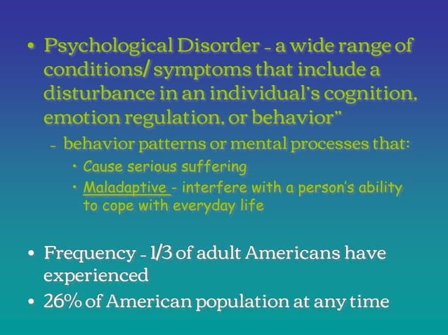 Psychological Disorders dsm 5.pptx | Free Download