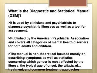 Complete Psychological Disorders List | PPTX