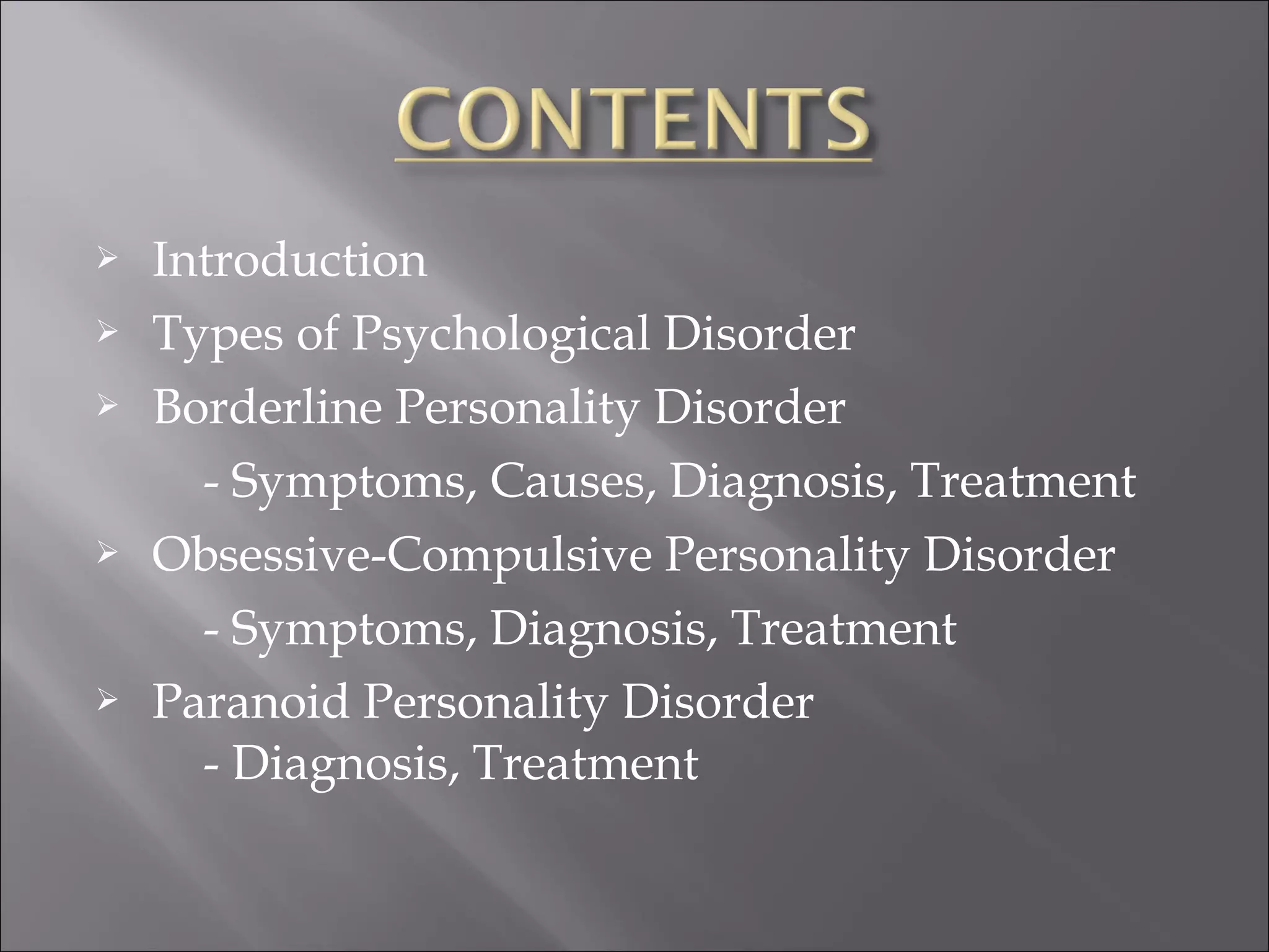 Psychological disorders with age and their management ppt | PPT ...