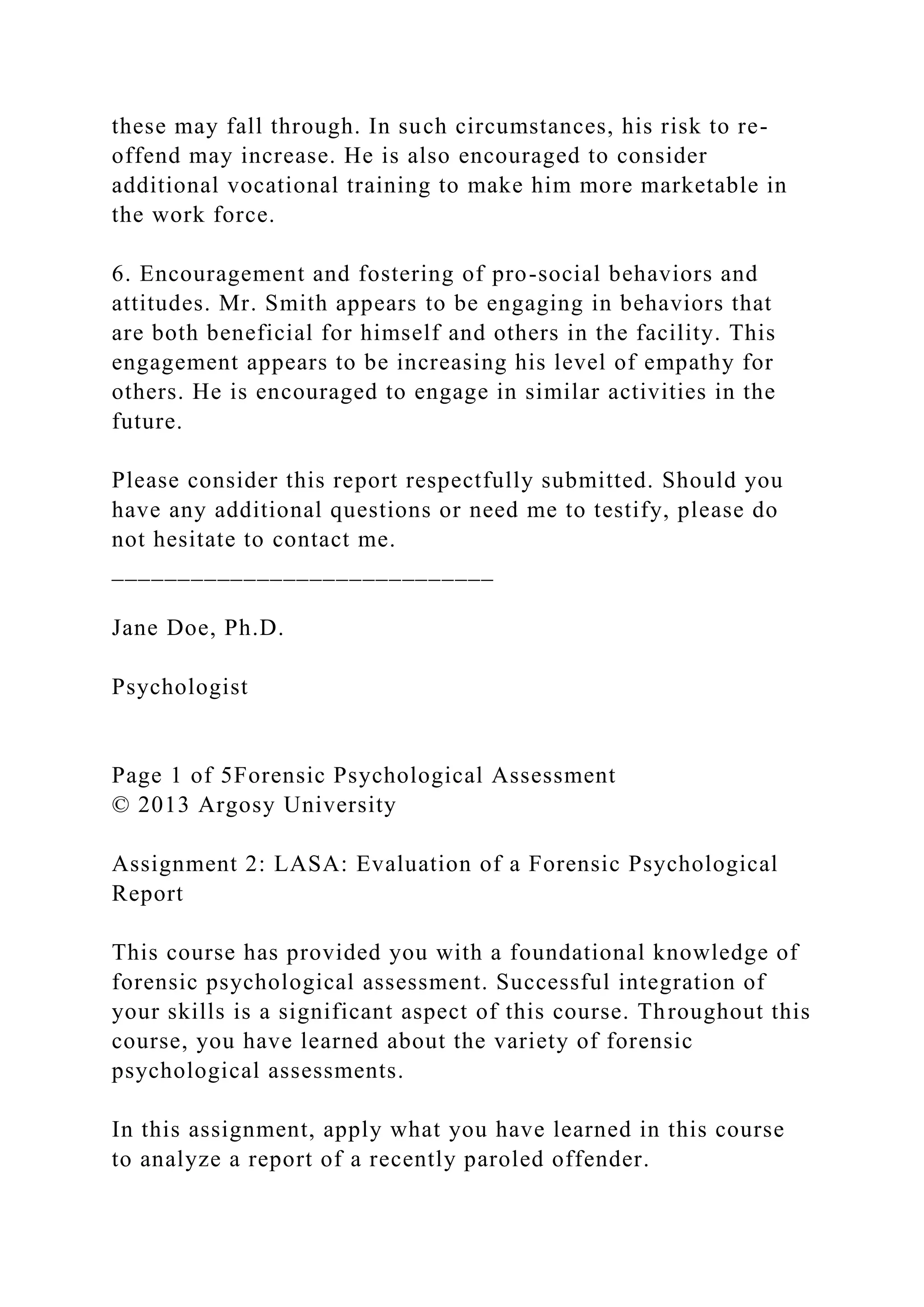 Psychological Evaluation and Risk AssessmentBoard of Parole.docx