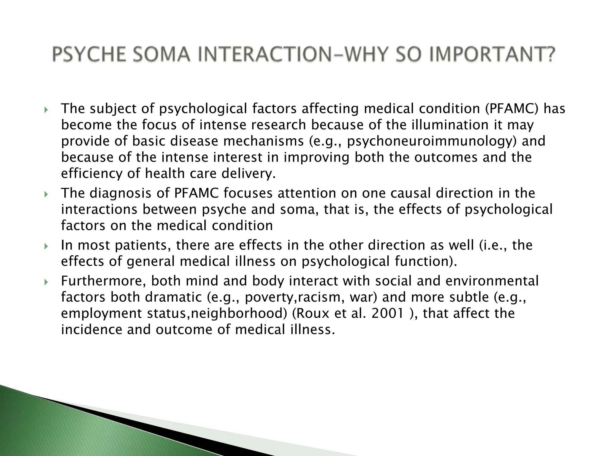 Psychological Factors Affecting Medical Condition | PPTX