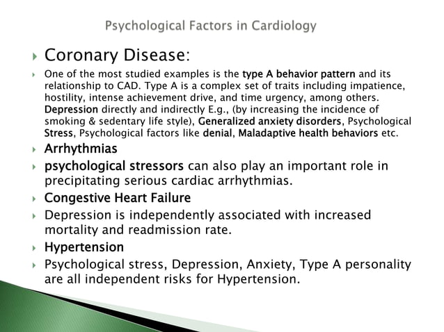 Psychological Factors Affecting Medical Condition | PPTX