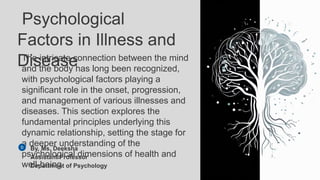 Psychological factors in Illness n Disease.pptx