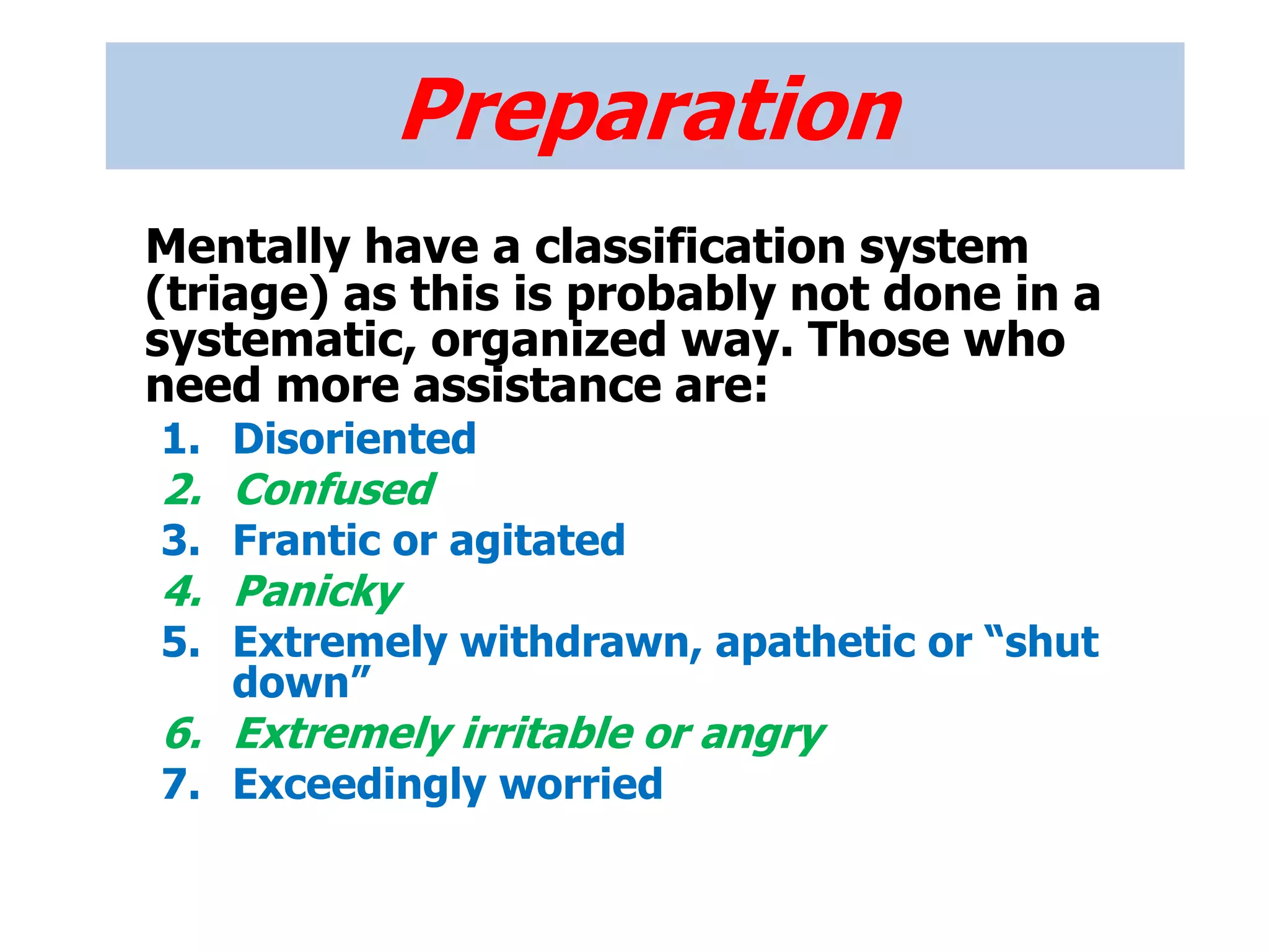 Psychological First Aid | PPTX