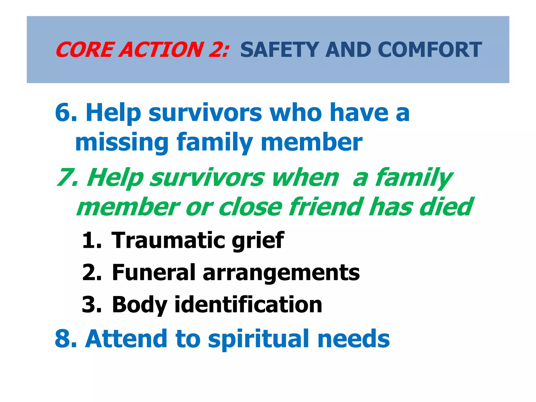 Psychological First Aid | PPTX