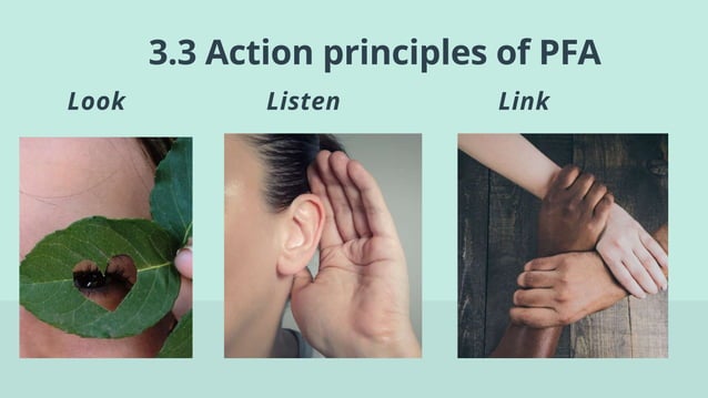 Psychological first aid casa | PPT