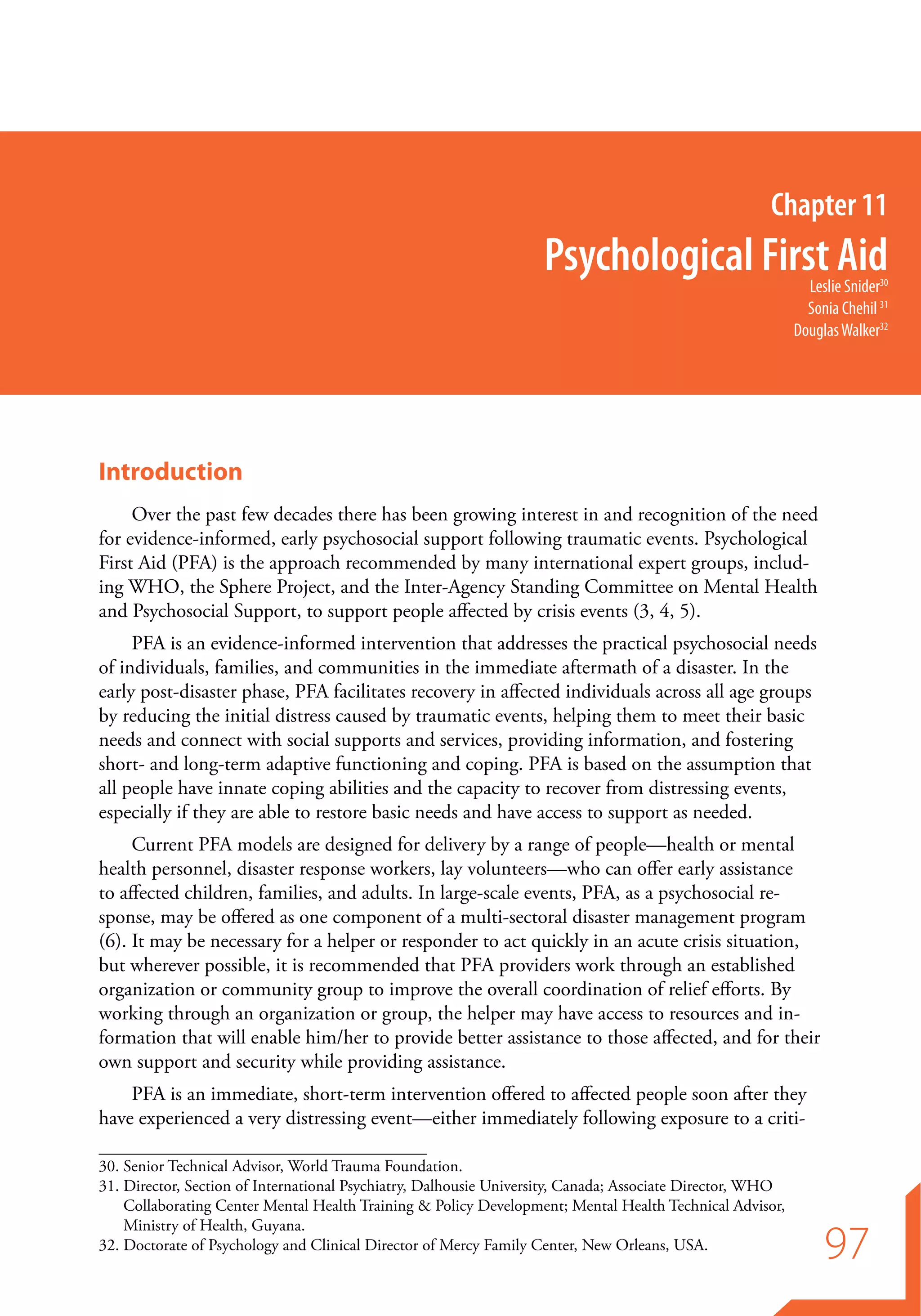 Psychological first aid2 | PDF