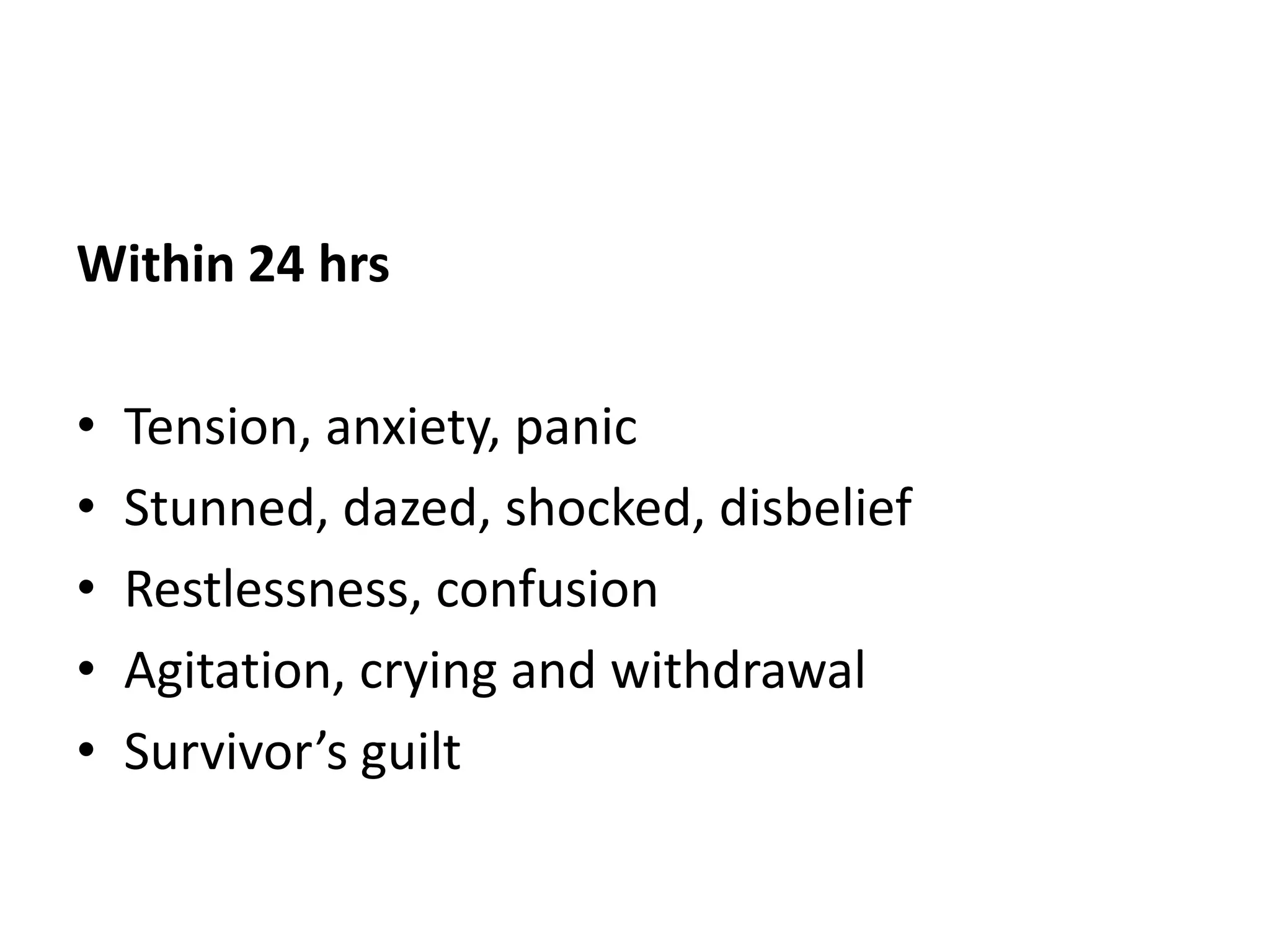 Psychological first aid (pfa) in disaster | PPTX