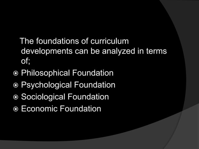 Psychological foundations of curriculum | PPT | Educational Assessment ...
