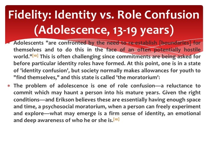 Identity Vs Role Confusion Examples