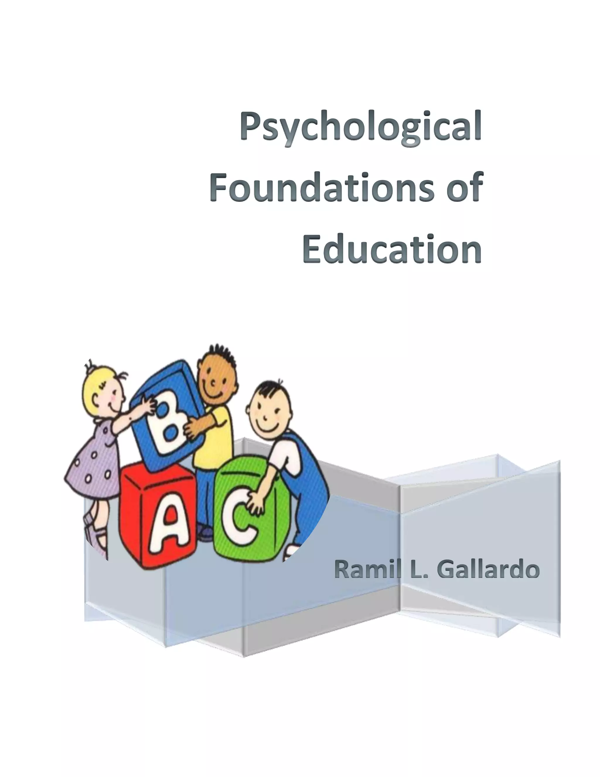 Psychological Foundations of Education (Complete) | DOCX