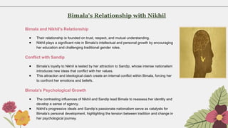 PSYCHOLOGICAL GROWTH OF BIMALA IN ‘THE HOME AND THE WORLD’.pptx