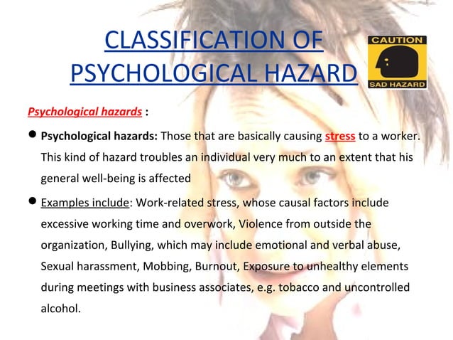 Psychological Hazards In The Workplace