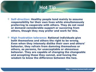 Psychological health | PPT