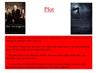 Psychological horror iconography and conventions | PPTX | Video ...