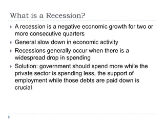 Psychological impact of recession | PPTX