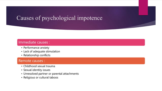 Psychological impotence and Medicolegal importance.pptx