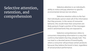 Psychological Influences on Consumer Behavior | PPTX