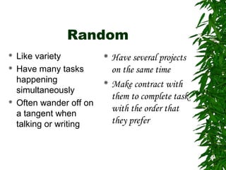 Psychological learning style | PPT | Educational Assessment | Education