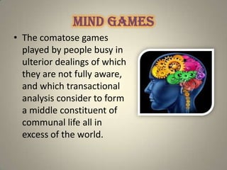 Psychological mind games | PPTX