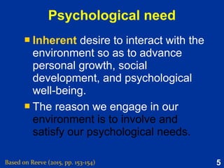 Psychological needs | ODP