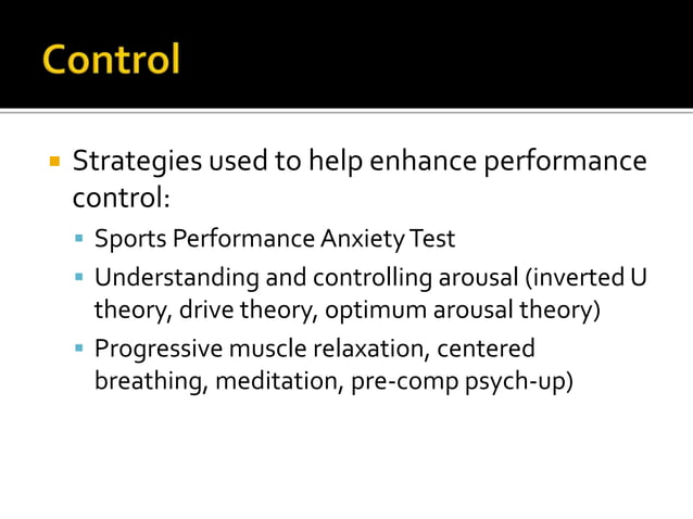 Psychological performance enhancement (1) | PPTX