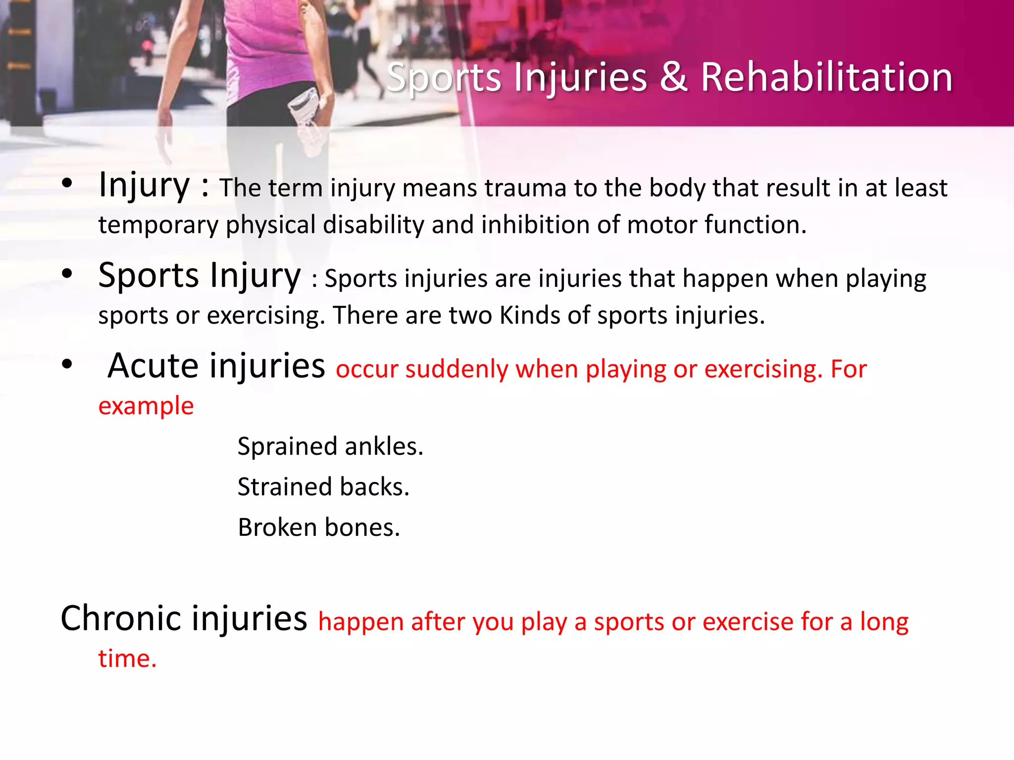 Psychological perspective of injured athletes | PPT