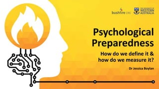 Psychological preparedness for bushfire | PPT