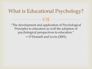 Psychological Principles of Learning.pptx