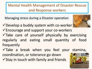 Psychological rehabilitation after disaster | PPTX