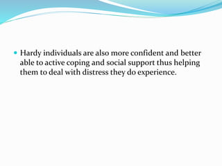 Psychological resilience | PPTX