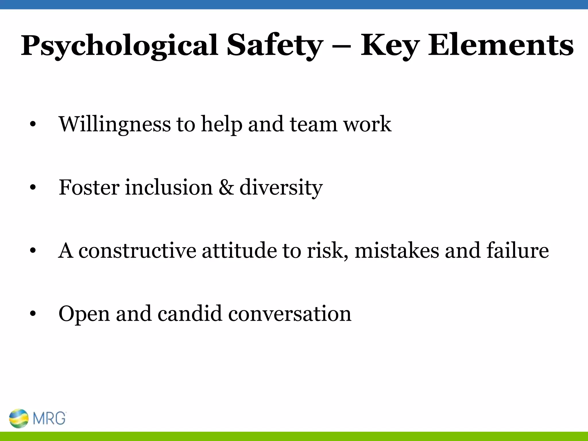 Psychological Safety Primer | PPTX
