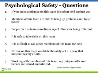 Psychological Safety Primer | PPTX